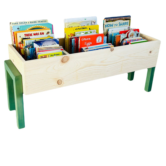 Wooden Book Bin - Large – Marconi Brothers